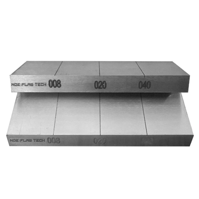 3 Notch Eddy Current Standard test Block (Inch Version)