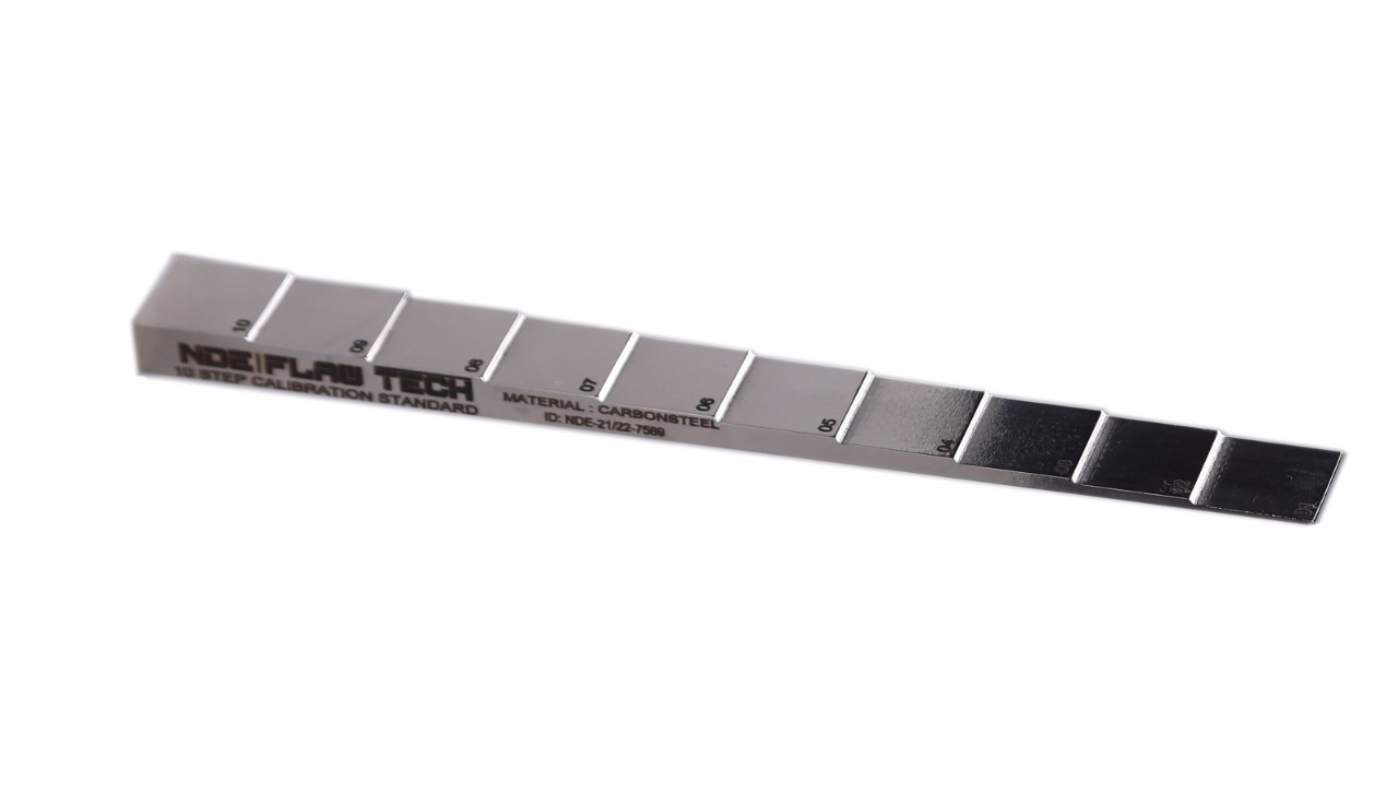 10 Wedge Step Calibration Block