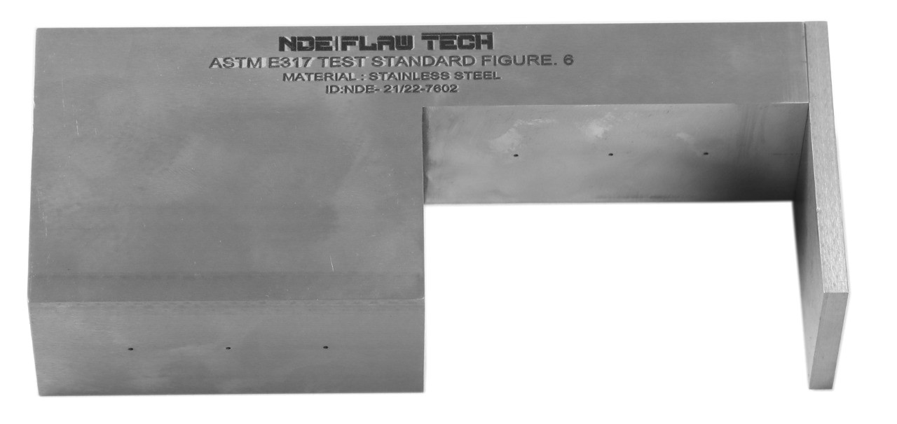 ASTM E317 Test Block Figure 6 (Metric Version)