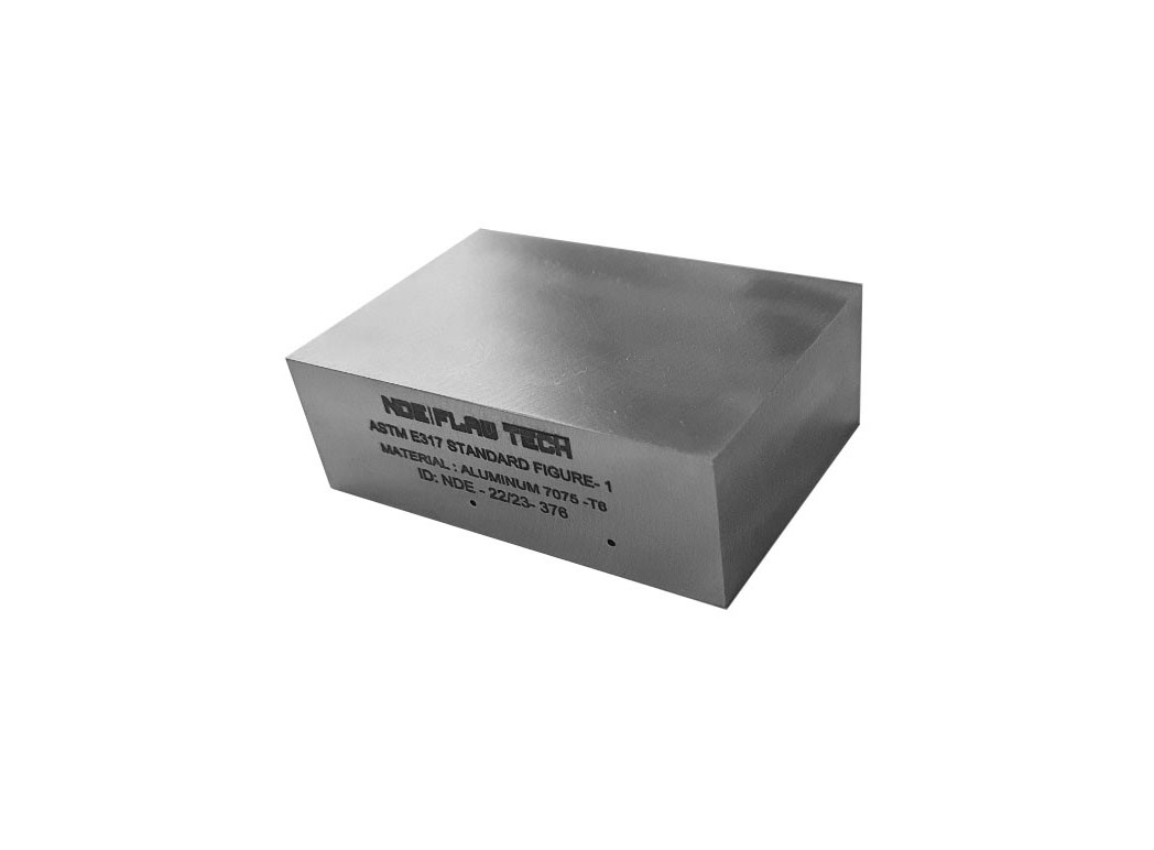 ASTM E317 Test Block Figure 1 (Metric Version)