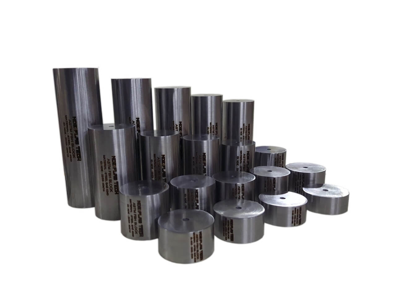 ASTM Distance Amplitude Block Set of 19 (Inch Version)