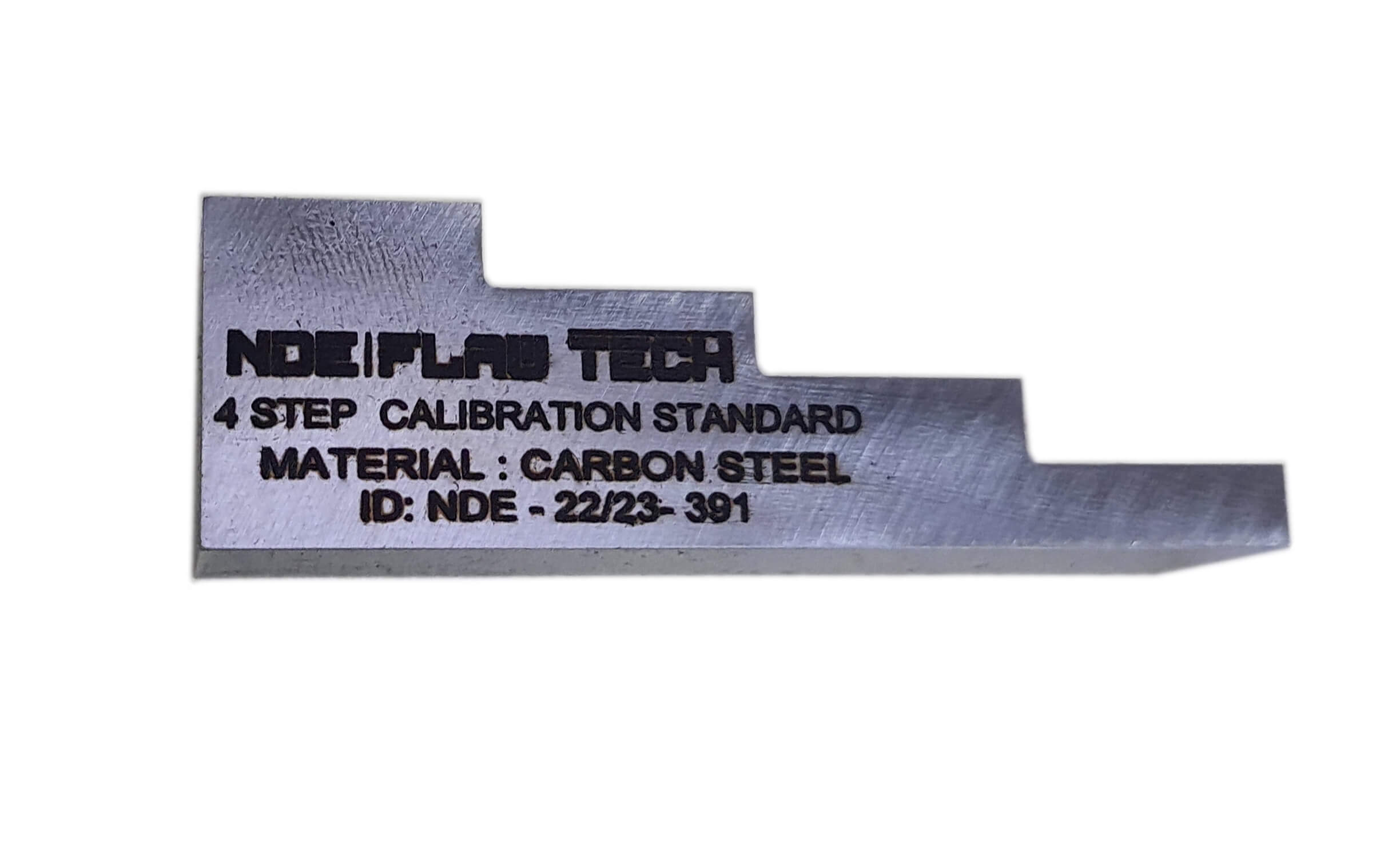 4 Wedge Step Calibration Block