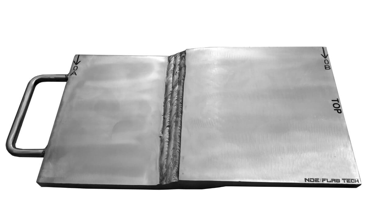 Lap Joint Ultrasonic Test Practical Exam Flaw Specimen (Metric Version)