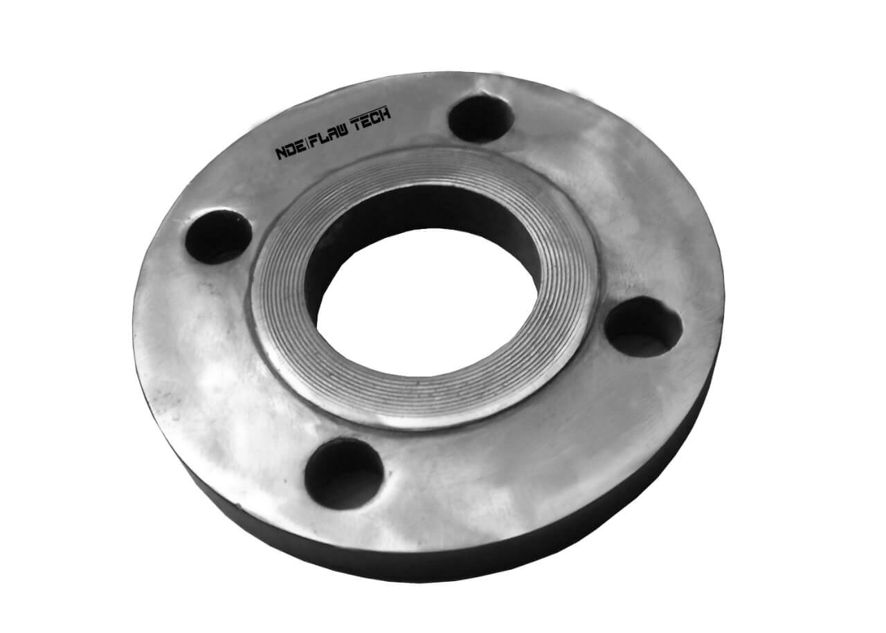 Forged Pipe Flange MT and PT Exam Flawed Specimen