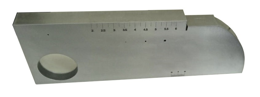IIW-Type 2 Calibration Test Block (Metric Version)