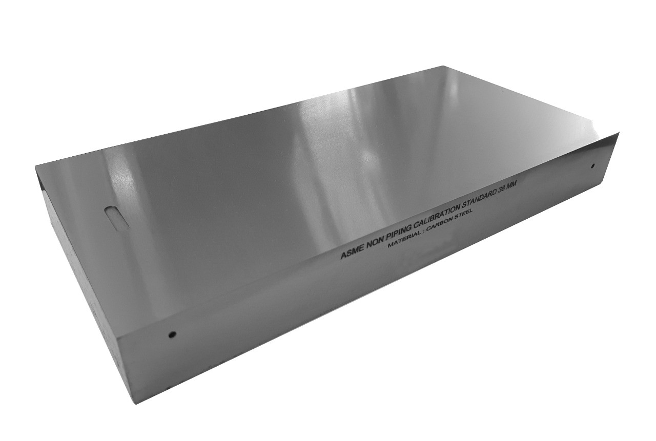 ASME Sec V Basic Calibration Block (38mm HALF SKIP WITH NOTCH) METRIC ...