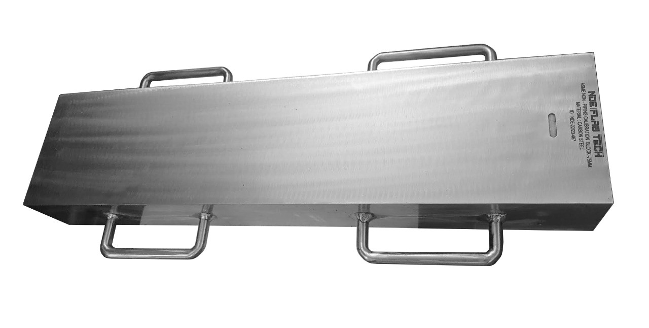 ASME Sec V Basic Calibration Block (75mm HALF SKIP WITH NOTCH) METRIC ...