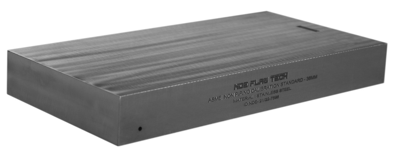 ASME Sec V Basic Calibration Block (38mm FULL SKIP WITH NOTCH) METRIC ...