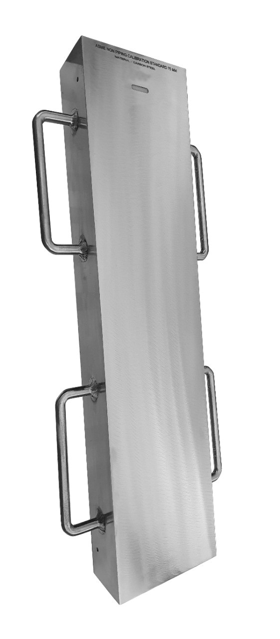 ASME Sec V Basic Calibration Block (3" FULL SKIP WITH NOTCH) INCH VERSION