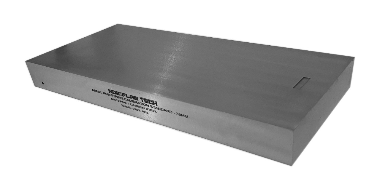 ASME Sec V Basic Calibration Block (1½" - 1½ SKIP WITH NOTCH) INCH VERSION