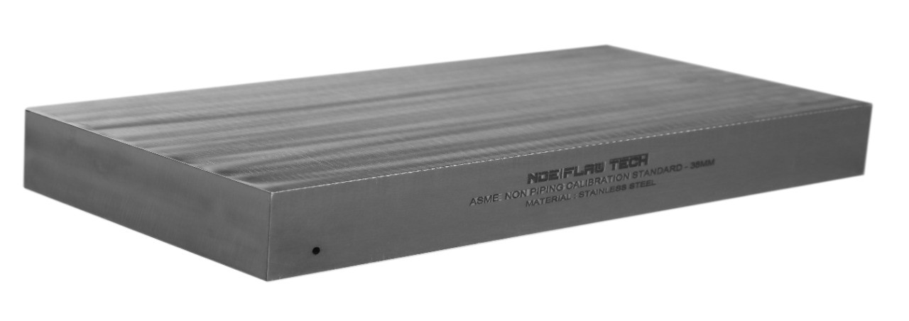 ASME Sec V Basic Calibration Block (1½"- 1½ SKIP WITHOUT NOTCH) INCH ...