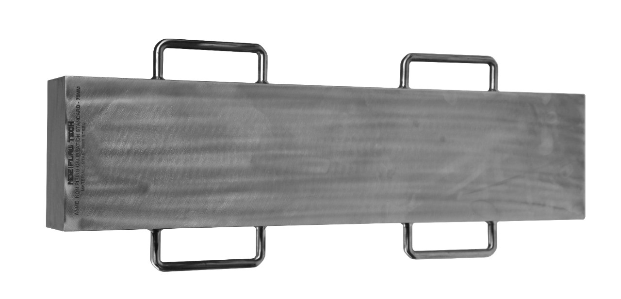 ASME Sec V Basic Calibration Block (75mm - 1½ SKIP WITHOUT NOTCH ...